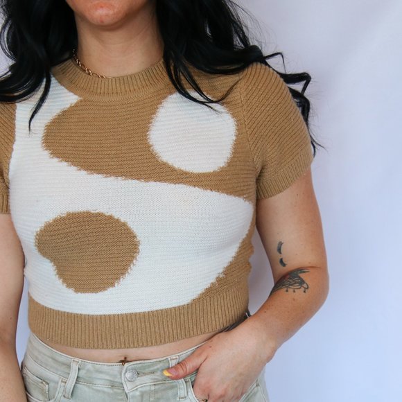 Pretty Garbage | Tops | Yin Yang Crop Top | Poshmark